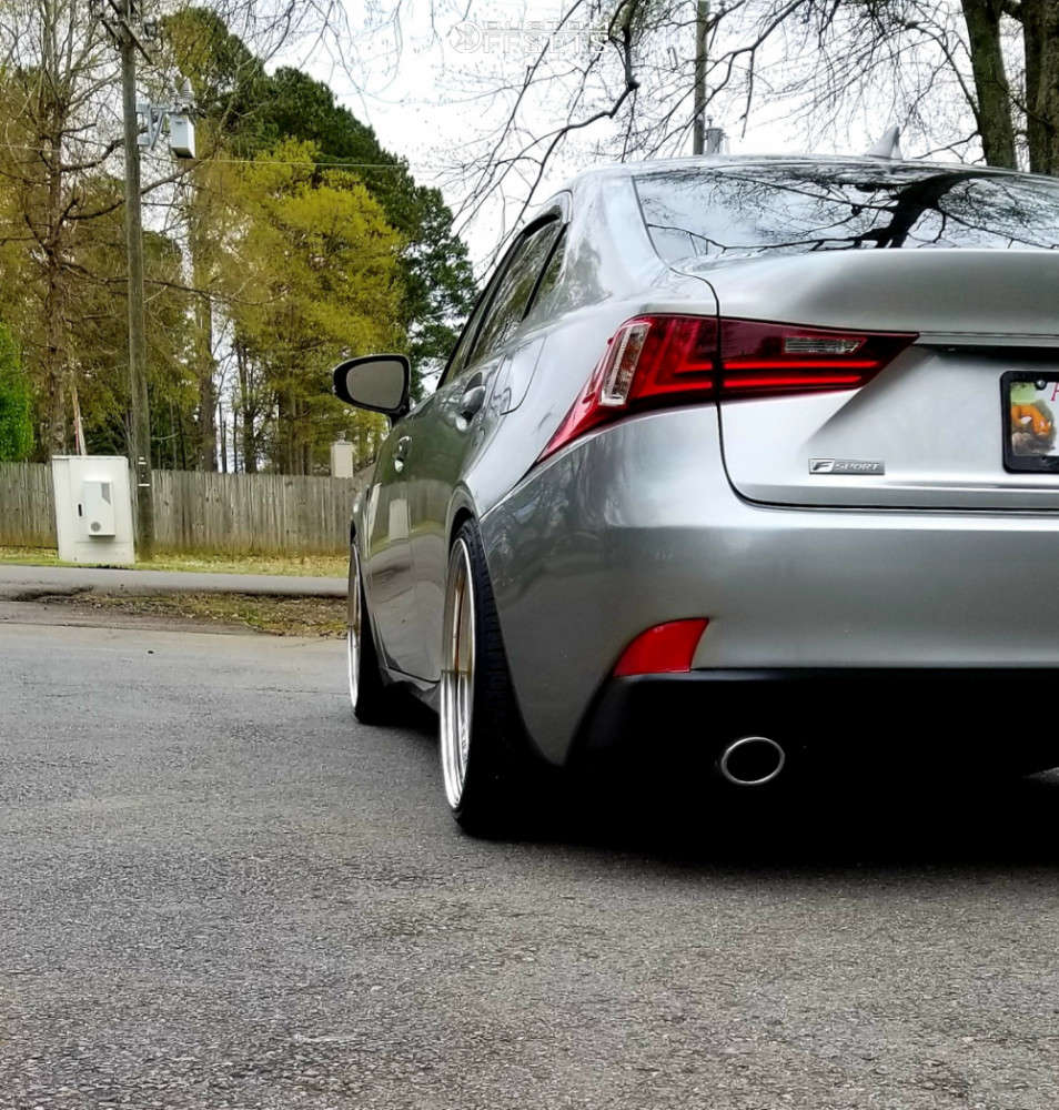 2016 Lexus IS200t with 19x8.5 35 Rial Daytona and 225/35R19 Lexani Lx ...