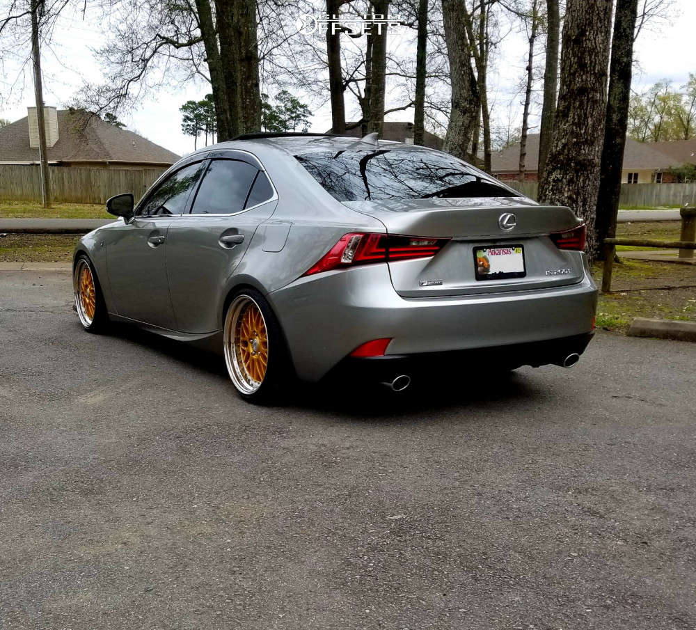 2016 Lexus IS200t with 19x8.5 35 Rial Daytona and 225/35R19 Lexani Lx ...