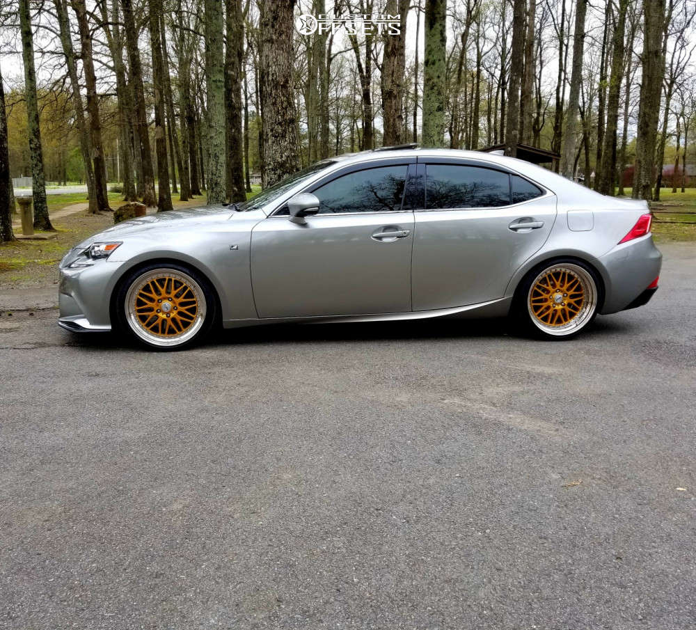 2016 Lexus IS200t with 19x8.5 35 Rial Daytona and 225/35R19 Lexani Lx ...