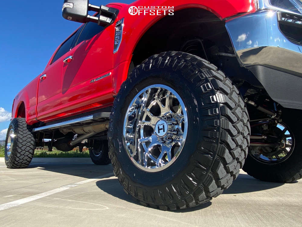 2020 Ford F-250 Super Duty with 20x12 -44 Hostile Rage and 40/13.5R20 ...