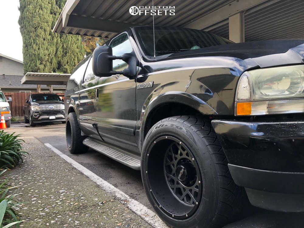 2004 Ford Excursion with 20x12 -51 Vision Rocker and 305/50R20 Nitto ...