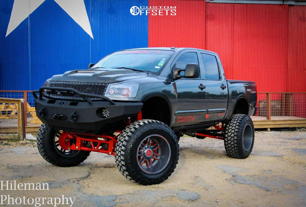 2010 Nissan Titan with 22x14 -76 Anthem Off-Road Equalizer and 40/15 ...
