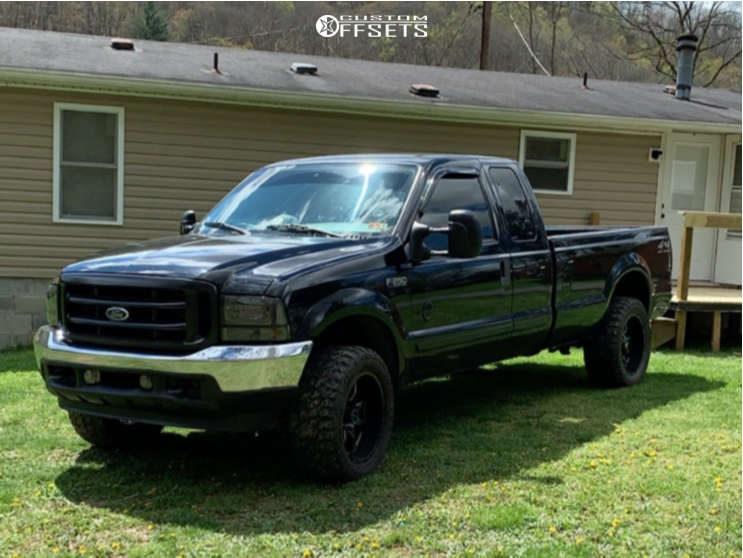 2001 Ford F-250 Super Duty with 20x12 -44 Moto Metal Mo970 and 33/12 ...