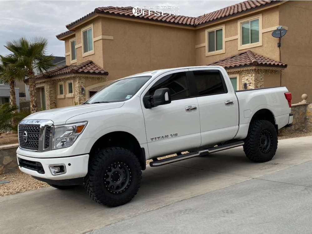 2018 Nissan Titan with 18x9 18 Method Vex and 35/12.5R18 Falken ...