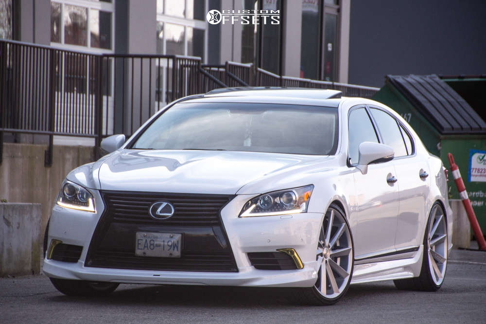 2013 Lexus LS460 with 22x9 30 Koko Kuture KAPAN and 265/30R22 Lexani Lx ...