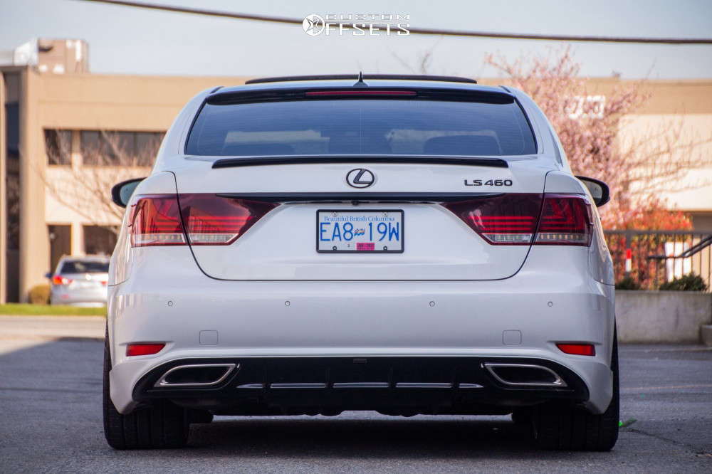 2013 Lexus LS460 with 22x9 30 Koko Kuture KAPAN and 265/30R22 Lexani Lx ...