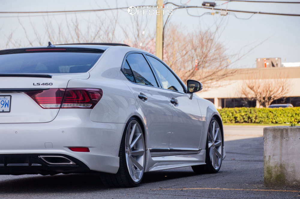 2013 Lexus LS460 with 22x9 30 Koko Kuture KAPAN and 265/30R22 Lexani Lx ...