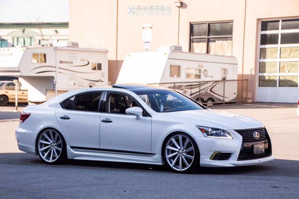 2013 Lexus LS460 with 22x9 30 Koko Kuture KAPAN and 265/30R22 Lexani Lx ...