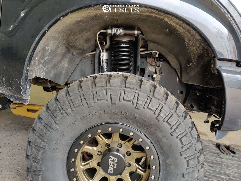 2015 Ford F-350 Super Duty with 17x9 -12 Dirty Life Dt-2 and 37/13.5R17 ...