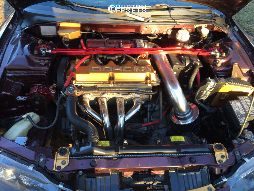 1999 Mitsubishi Eclipse with 18x8 34 JNC JNC005 and 245/45R18 Federal ...