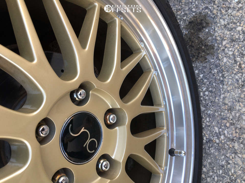 1999 Mitsubishi Eclipse with 18x8 34 JNC JNC005 and 245/45R18 Federal ...