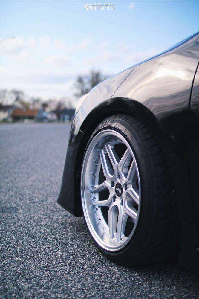 2013 Toyota Camry with 18x9.5 22 ESR CS15 and 225/40R18 Federal SS595 ...
