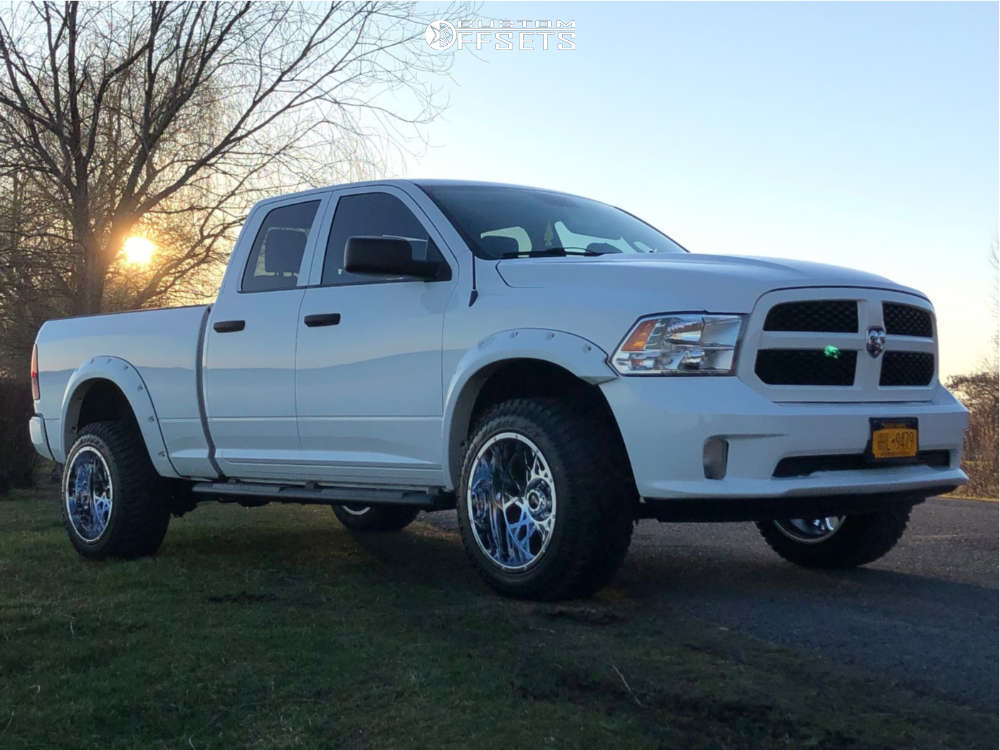 2013 Ram 1500 with 20x12 -51 Vision Rocker and 33/12.5R20 Atturo Trail ...