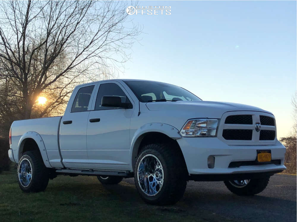 2013 Ram 1500 with 20x12 -51 Vision Rocker and 33/12.5R20 Atturo Trail ...