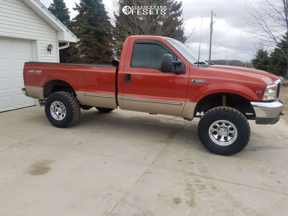 1999 Ford F-250 Super Duty with 16x10 -38 Alloy Ion 171 and 305/70R16 ...