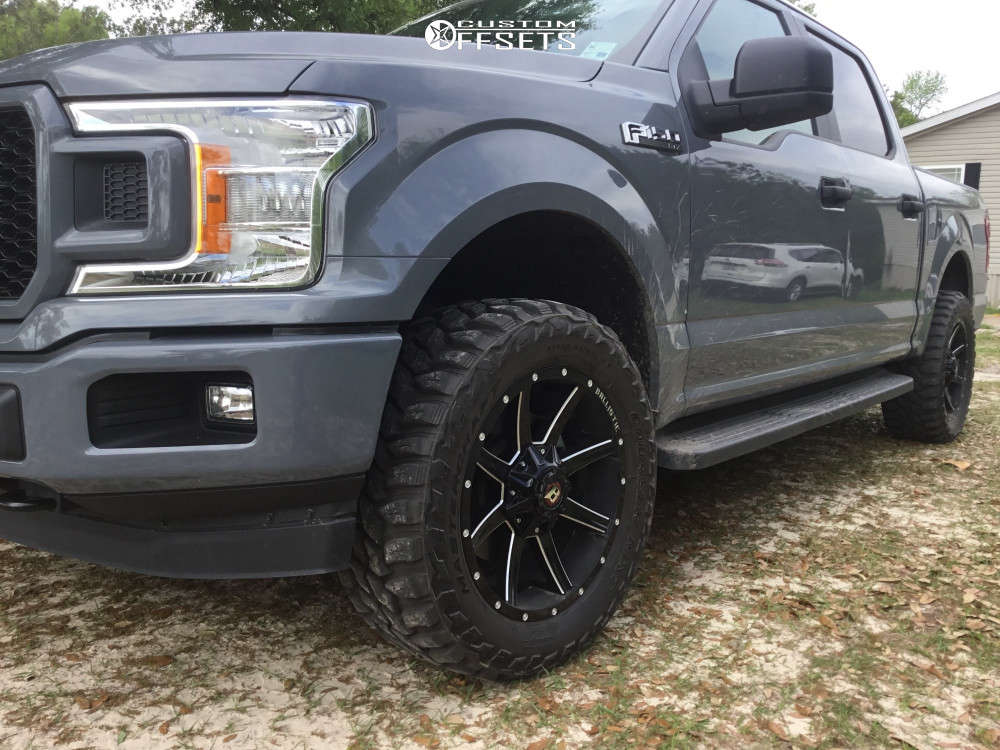 2019 Ford F-150 with 20x9 12 Ballistic Razorback and 295/55R20 ...