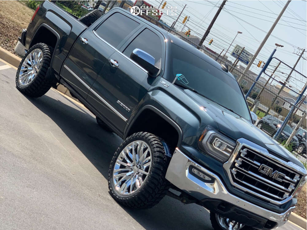 2018 GMC Sierra 1500 with 24x10 31 OE Performance 198 and 35/12.5R24 ...