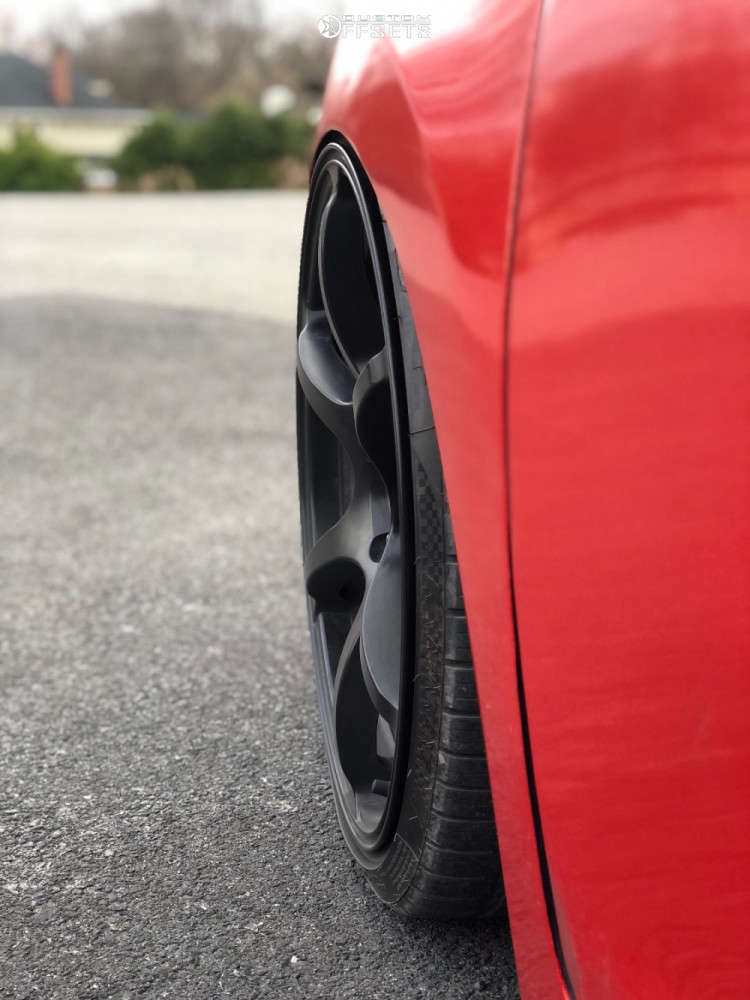 2013 Hyundai Elantra Coupe with 18x8 35 AVID1 AV26 and 215/35R18 Nankang NS-20 and Air ...