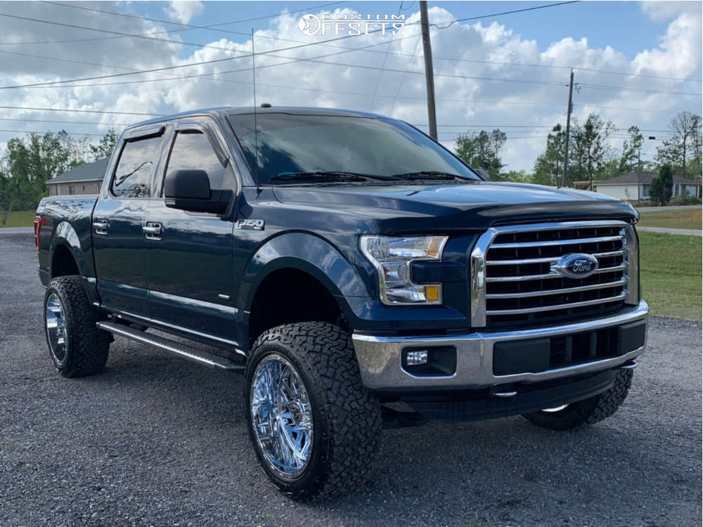 2016 Ford F-150 with 22x12 -44 TIS 544C and 35/12.5R22 Venom Power ...
