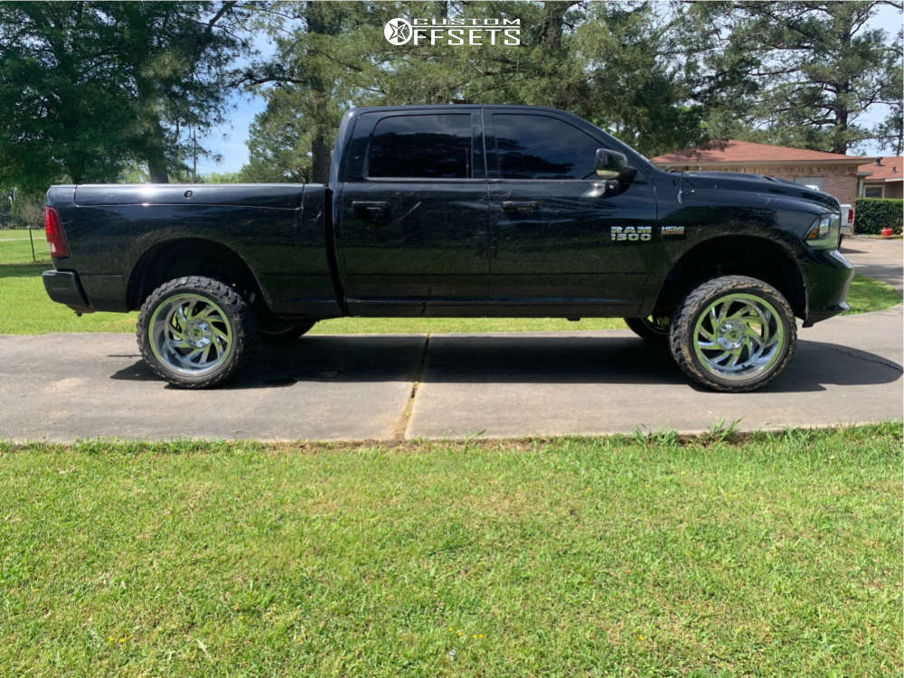 2014 Ram 1500 with 22x12 -44 RBP 66r and 33/12.5R22 AMP Mud Terrain ...
