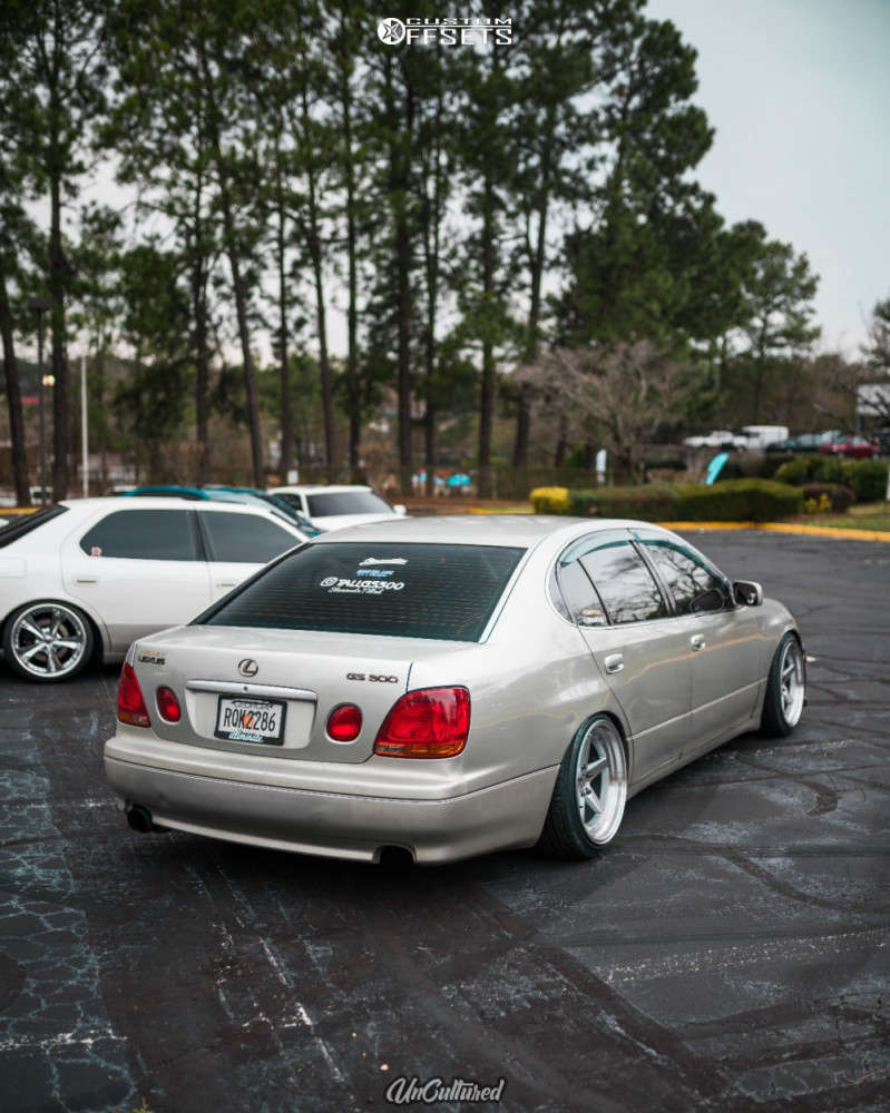 2000 Lexus GS300 with 18x9.5 15 Aodhan Ds05 and 225/35R18 Ironman Imove ...