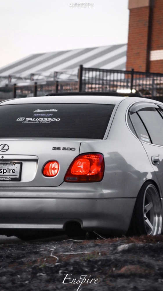 2000 Lexus GS300 with 18x9.5 15 Aodhan Ds05 and 225/35R18 Ironman Imove ...
