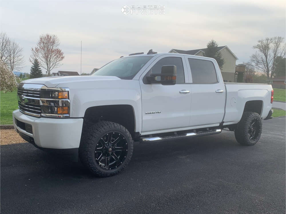 2017 Chevrolet Silverado 2500 HD with 20x10 -19 Ballistic Rage and 275 ...