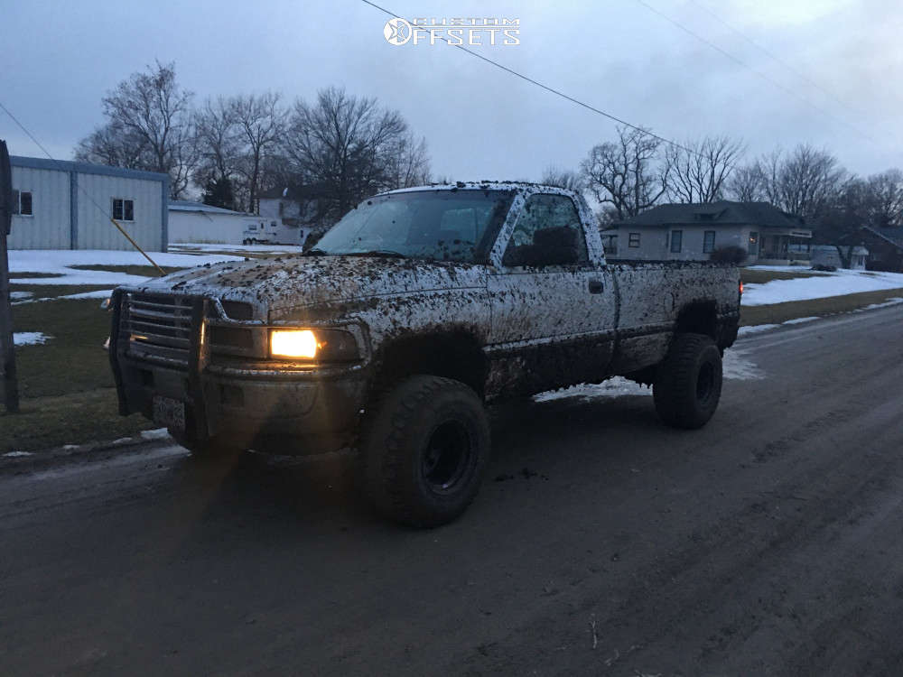 1994 Dodge Ram 1500 with 15x12 -63 Bart Wheels Super Trucker and 33/12 ...