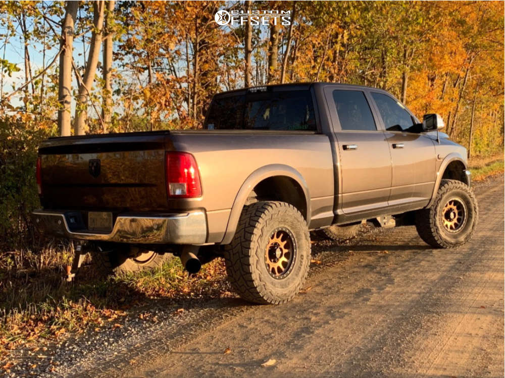 2016 Ram 2500 with 17x8.5 0 Method Nv and 37/13.5R17 Toyo Tires Open ...