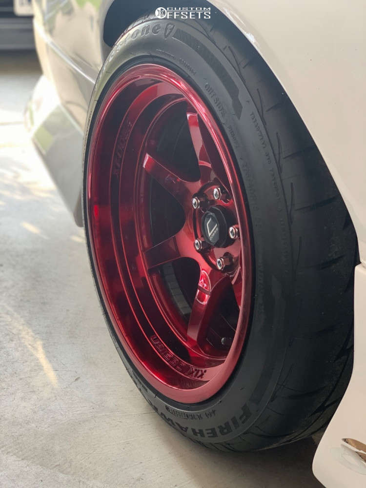 1993 Nissan 240SX with 18x9.5 10 Cosmis Racing XT-006R and 225/40R18 ...