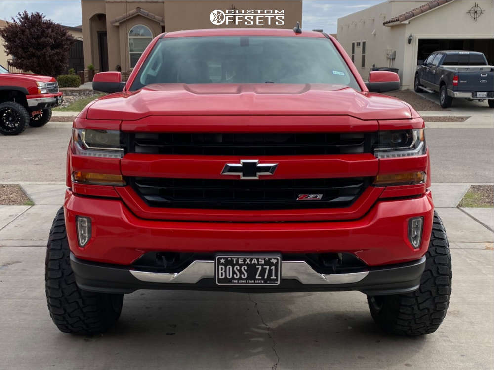 2016 Chevrolet Silverado 1500 with 22x14 -76 Gima Overdrive and 35/12.5R22 Haida Hd878 R/t and ...
