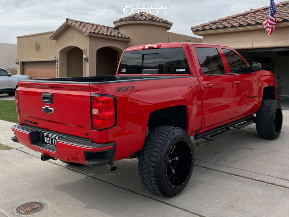 2016 Chevrolet Silverado 1500 with 22x14 -76 Gima Overdrive and 35/12.5R22 Haida Hd878 R/t and ...