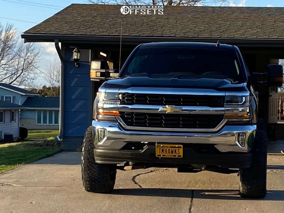 2016 Chevrolet Silverado 1500 with 22x12 -44 Gear Off-Road Wrath and 35 ...