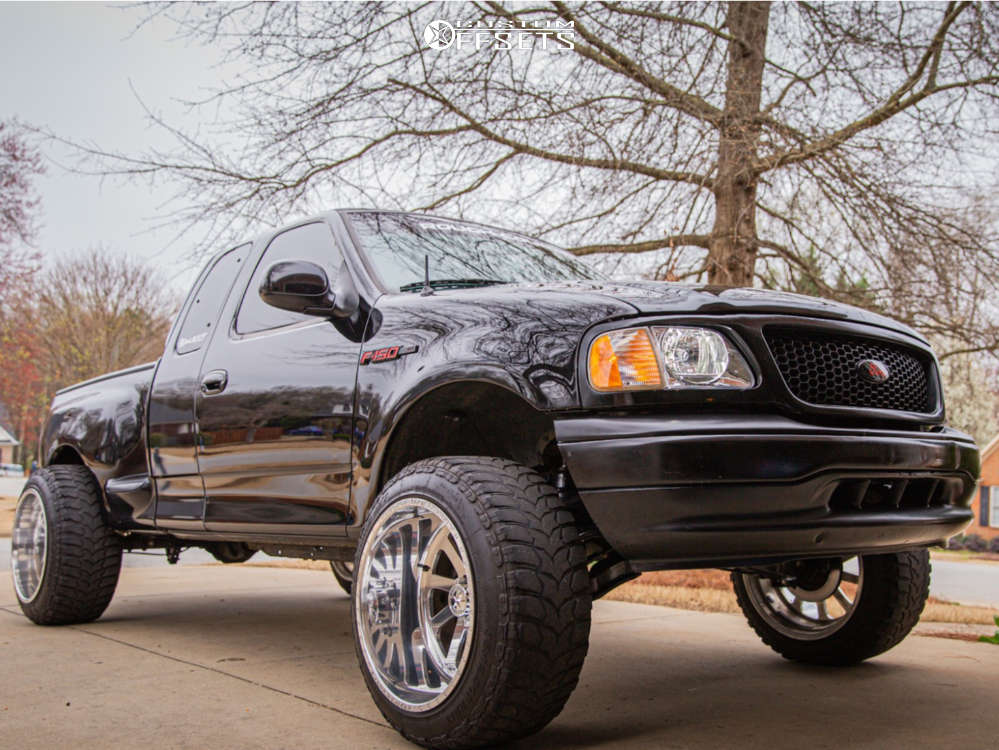 1998 Ford F-150 with 22x14 -73 American Force Burnout SS and 35/12.5R22 ...