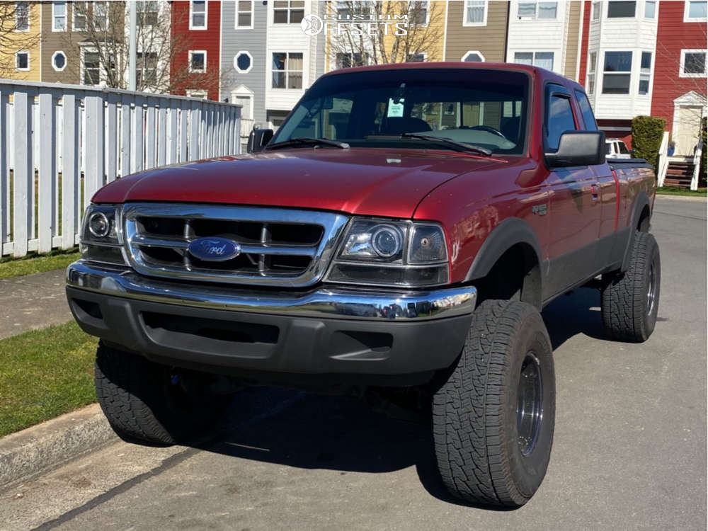 1998 Ford Ranger with 15x10 -88 Bart Wheels Super Trucker and 33/12 ...