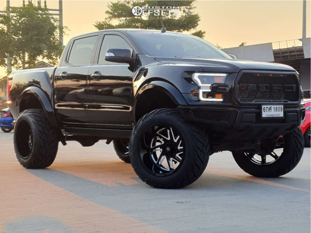 2017 Ford Ranger with 22x14 -76 Gear Forged F72bm1 and 37/13.5R22 ...