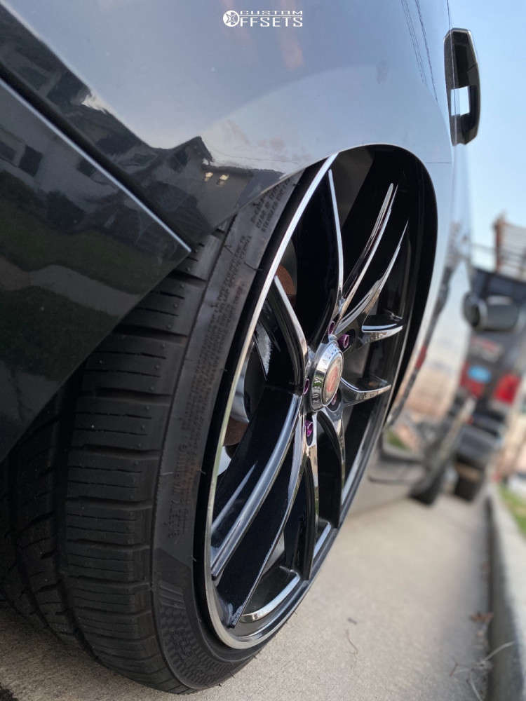 2014 Cadillac ATS with 19x8.5 40 Axe Ex19 and 225/35R19 Nankang NS-25 ...