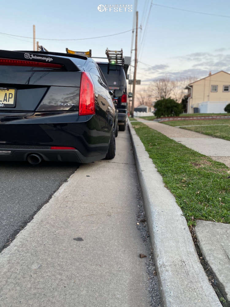 2014 Cadillac ATS with 19x8.5 40 Axe Ex19 and 225/35R19 Nankang NS-25 ...