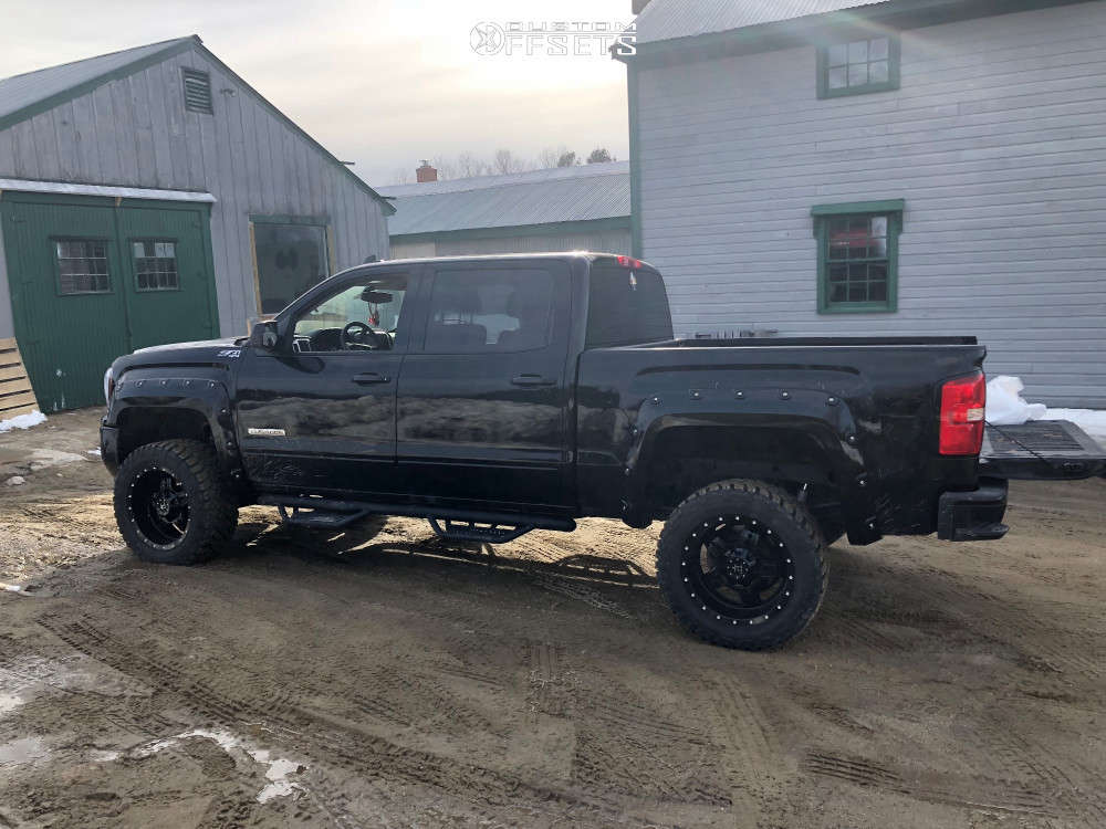 2017 GMC Sierra 1500 with 20x10 -25 RBP 90r and 33/12.5R20 Yokohama ...