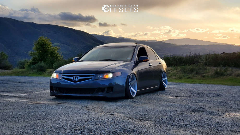 2005 Acura TSX with 18x10 25 JNC Jnc026 and 225/35R18 Federal SS595 and ...