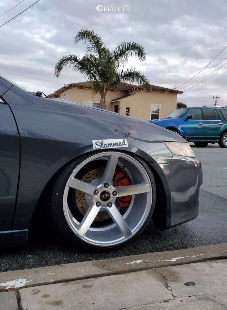 2005 Acura TSX with 18x10 25 JNC Jnc026 and 225/35R18 Federal SS595 and ...