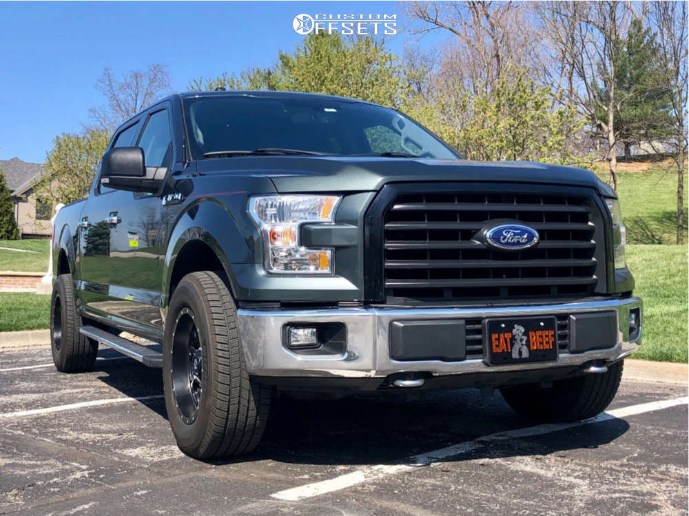 2015 Ford F-150 with 18x9 -13 Fuel Krank and 275/65R18 Michelin ...