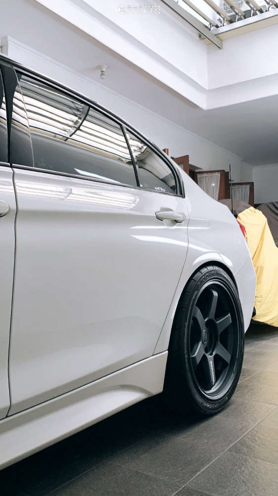 2016 BMW 330i with 19x8.5 36 Volk Te37 Ultra and 245/35R19 Yokohama ...