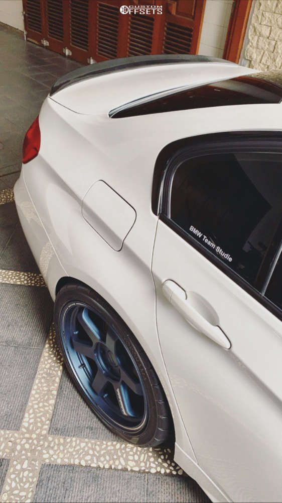 2016 BMW 330i with 19x8.5 36 Volk Te37 Ultra and 245/35R19 Yokohama ...