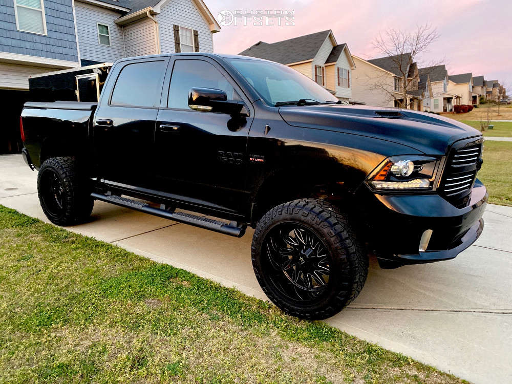 2016 Ram 1500 with 22x12 -44 RBP Forged Silencer and 35/12.5R22 Nitto ...