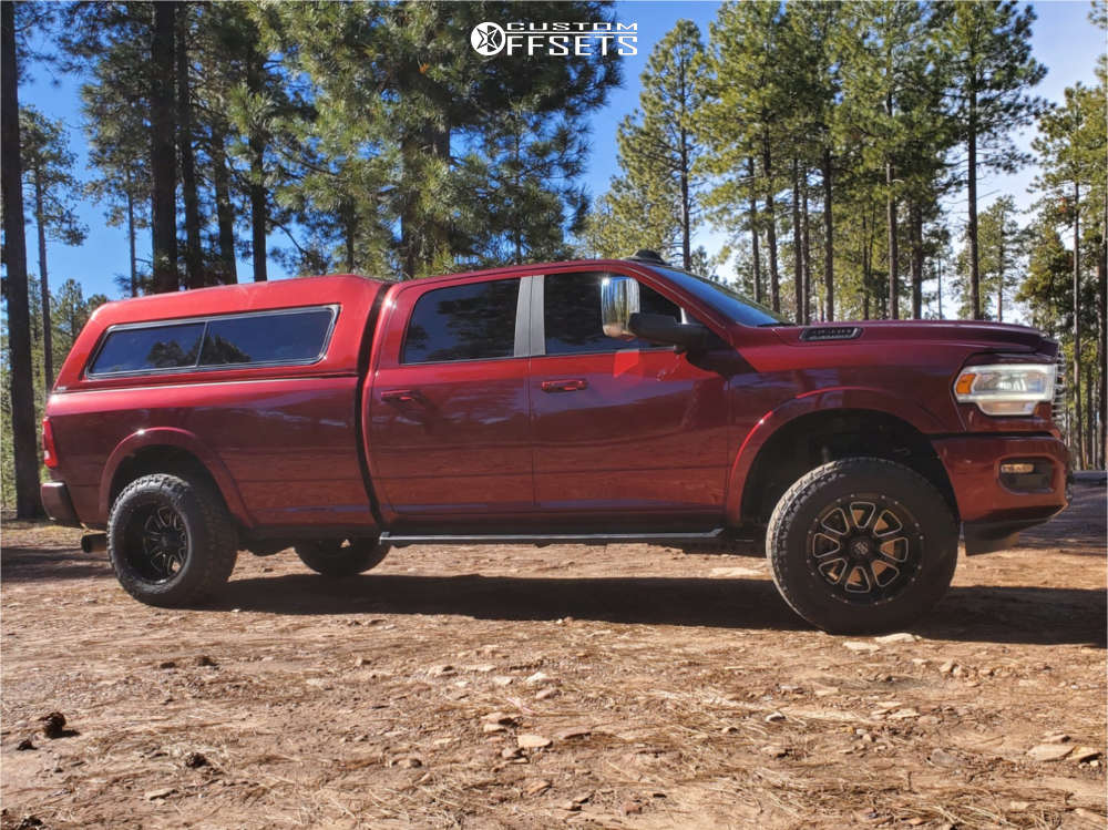 2019 Ram 3500 with 20x12 -44 Pure Grit Grit and 35/12.5R20 Nitto Terra ...