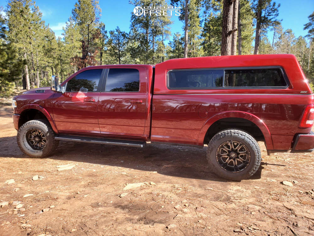 2019 Ram 3500 with 20x12 -44 Pure Grit Grit and 35/12.5R20 Nitto Terra ...