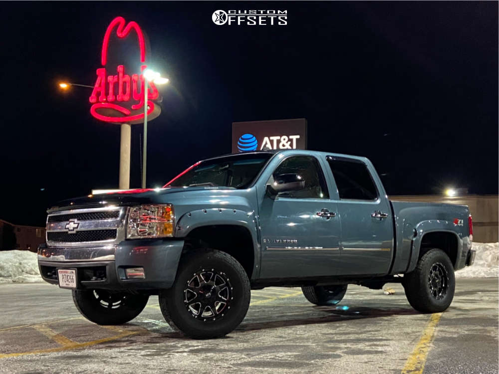 2007 Chevrolet Silverado 1500 with 18x9 12 G-FX Tr12 and 275/70R18 ...