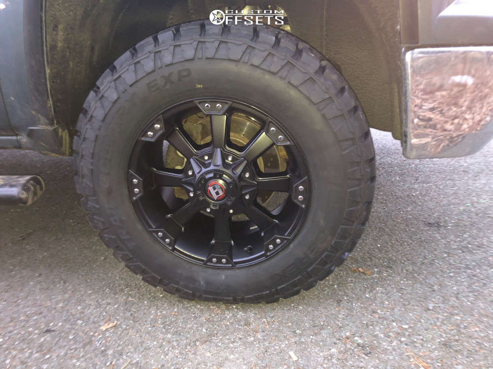 2014 Chevrolet Silverado 1500 with 18x9 -12 Ballistic Morax and 275/70R18 Dick Cepek Trail ...