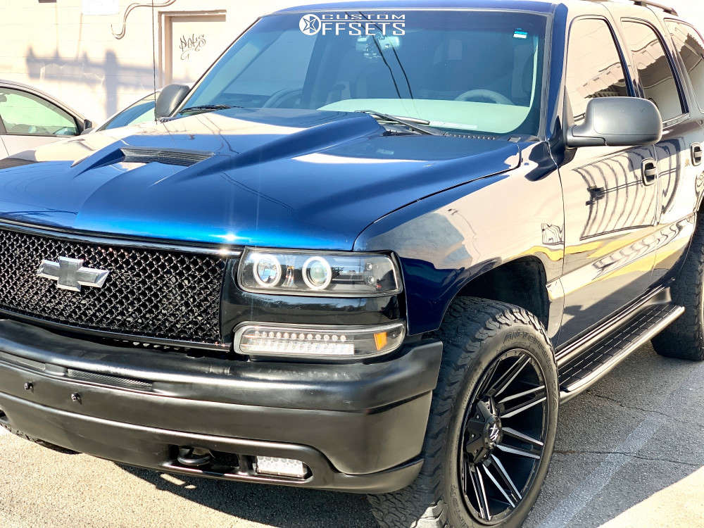 2002 Chevrolet Tahoe with 20x10 -18 KX Kx10 and 275/60R20 BFGoodrich ...